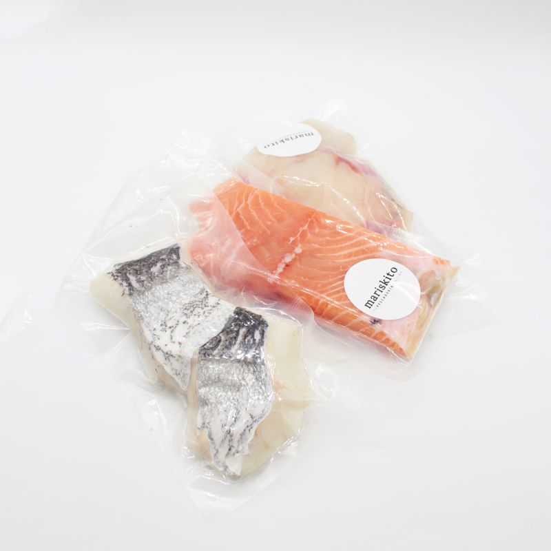 Buy fresh fish selection pack - Hake, monkfish and salmon home delivered
