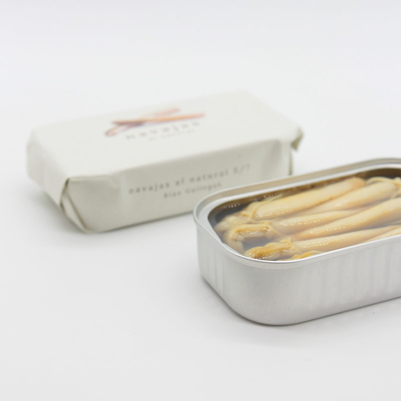 Buy canned natural razor clams | Mariskito