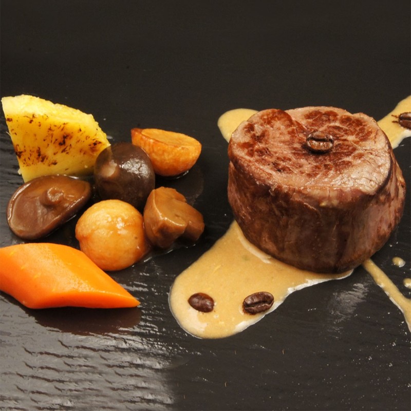 Beef tournedo with baileys