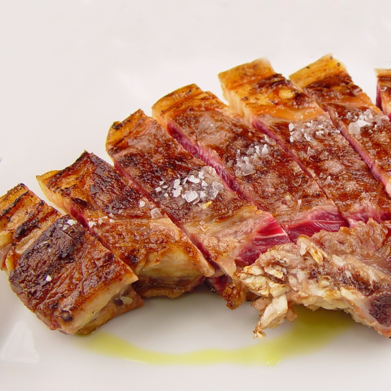 Salted beef chuletón steak